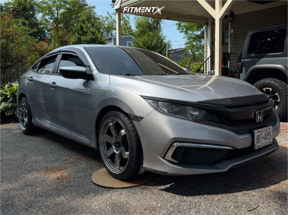 2019 Honda Civic LX with 18x8.5 AVID1 Av6 and Nitto 225x40 on Stock Suspension | 3320267 ...
