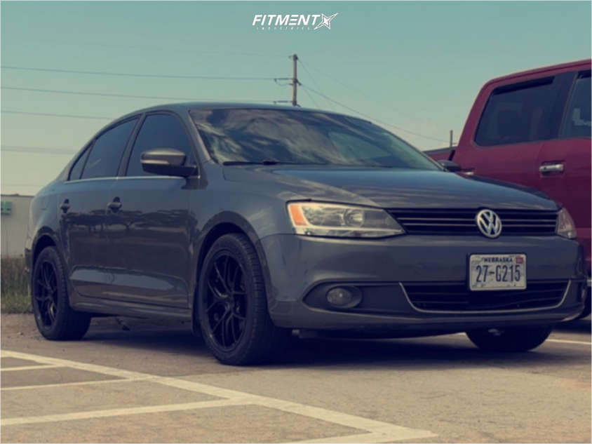 2011 Volkswagen Jetta TDI with 17x7.5 Rock Forged Ff10 and Lexani ...
