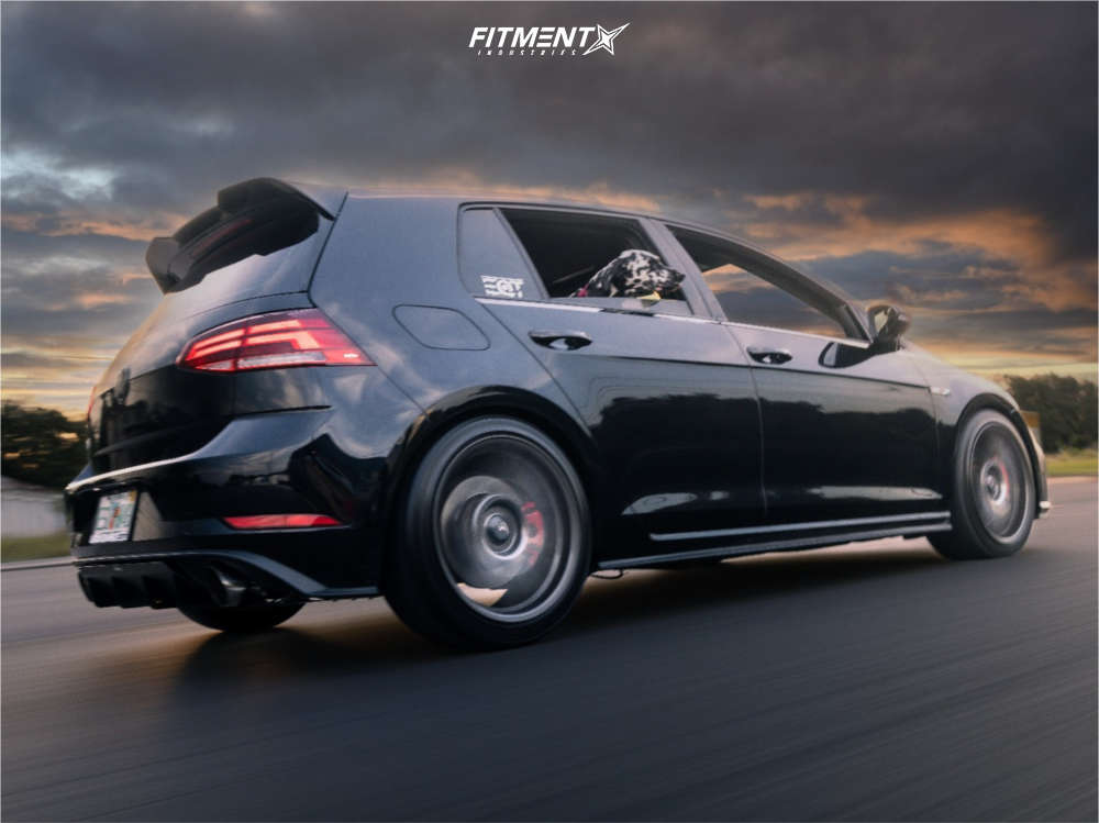 2020 Volkswagen GTI SE with 18x8.5 Konig Ampliform and Falken 235x40 on ...