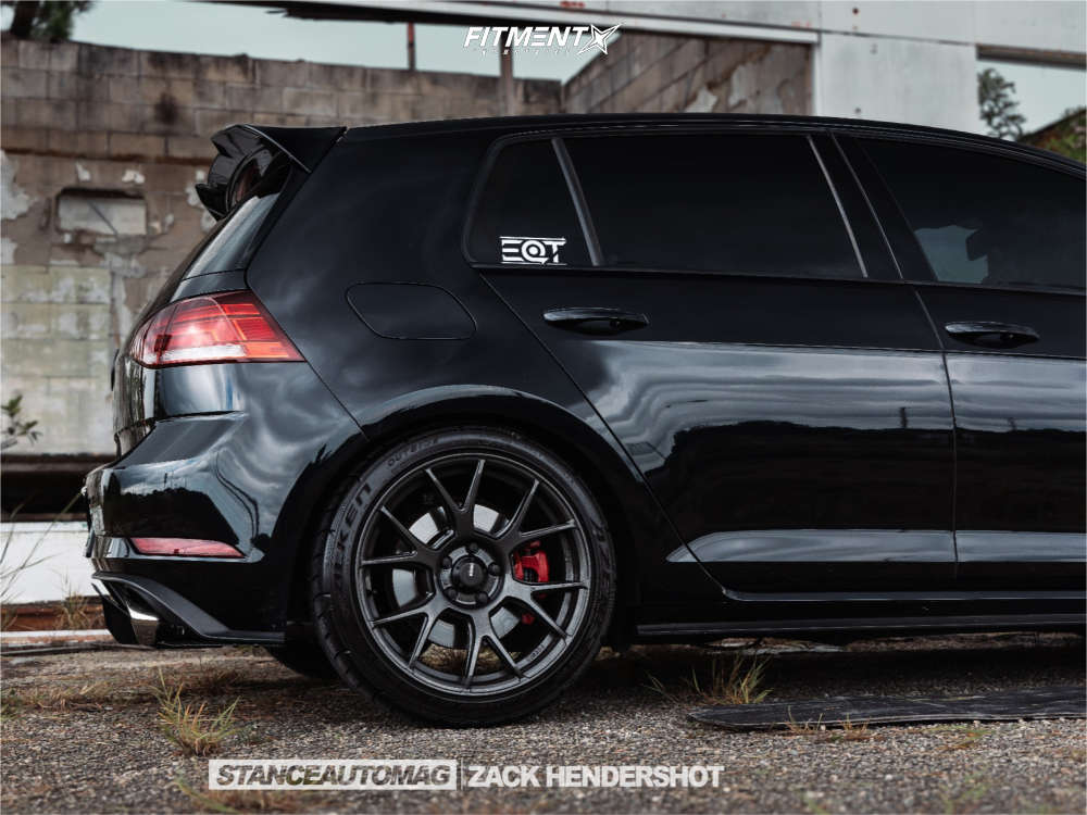 2020 Volkswagen GTI SE with 18x8.5 Konig Ampliform and Falken 235x40 on ...