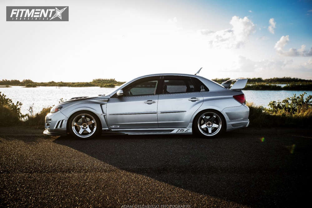 2013 Subaru WRX STI Sport-tech with 18x9.5 Bee*r B5 and Hankook 255x35 ...
