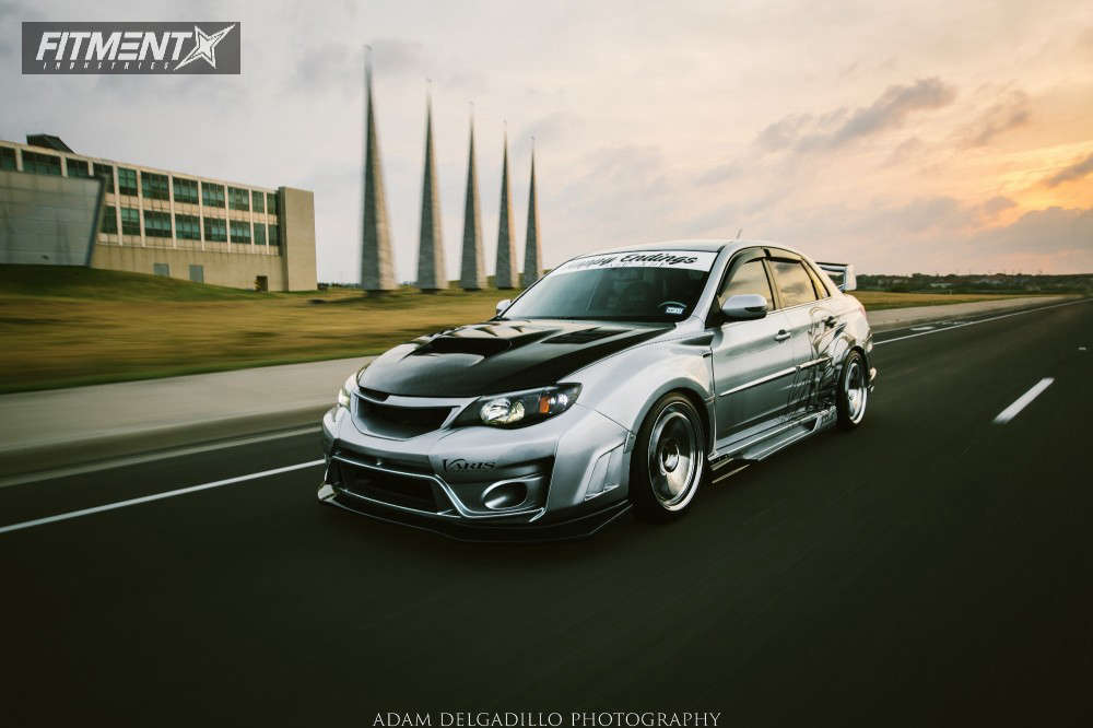 2013 Subaru WRX STI Sport-tech with 18x9.5 Bee*r B5 and Hankook 255x35 ...