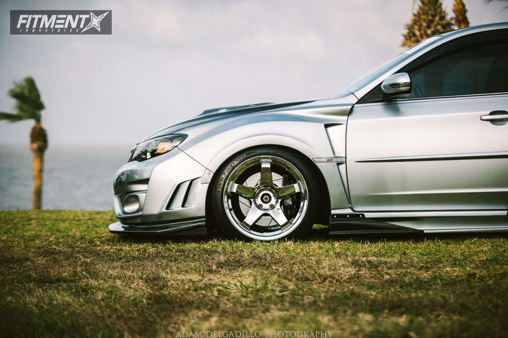 2013 Subaru WRX STI Sport-tech with 18x9.5 Bee*r B5 and Hankook 255x35 ...