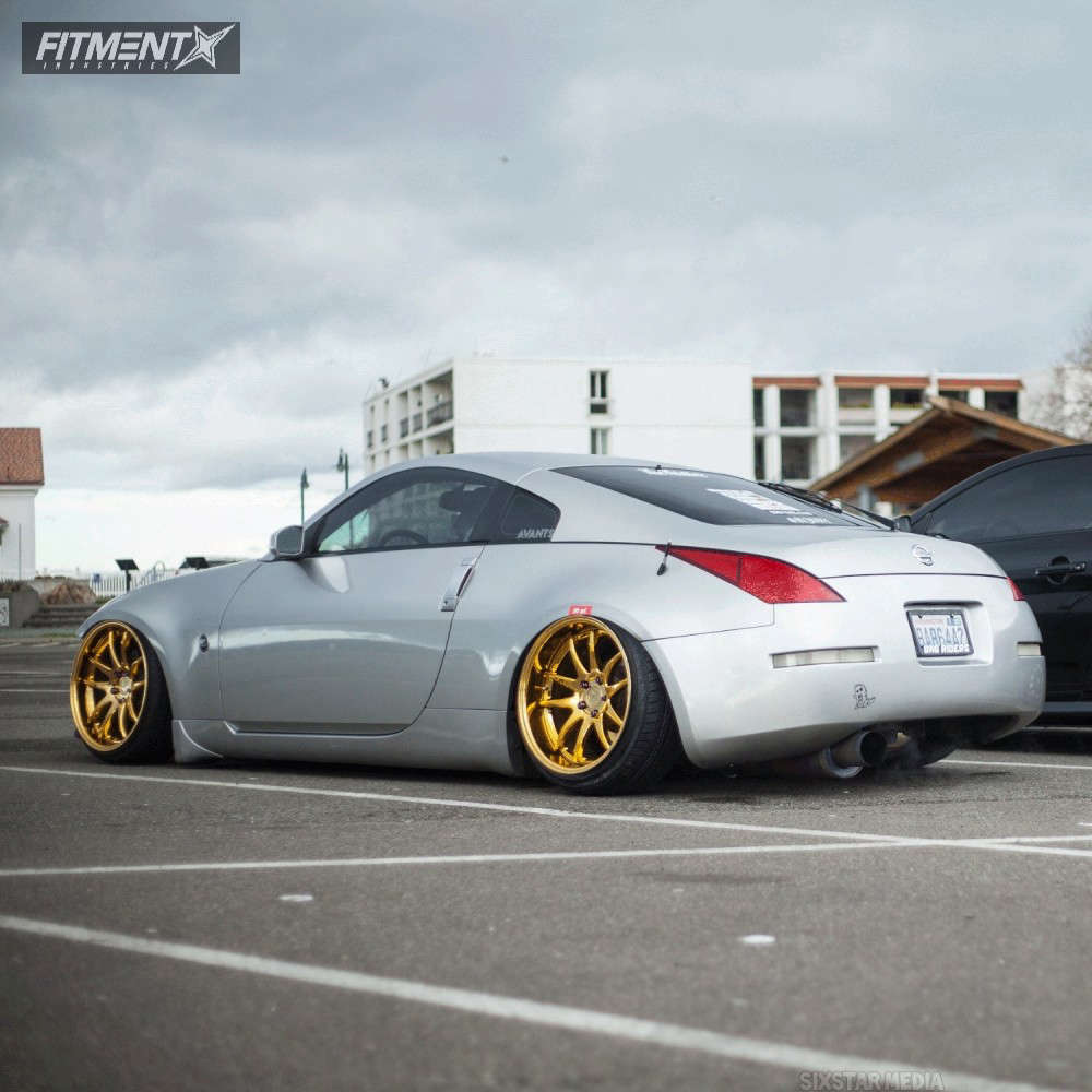 2003 Nissan 350Z Track with 19x9.5 Aodhan DS02 and Nankang 215x35 on ...
