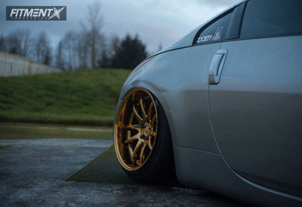 2003 Nissan 350Z Track with 19x9.5 Aodhan DS02 and Nankang 215x35 on ...