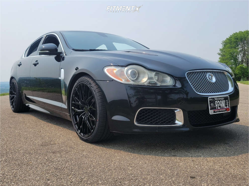 2010 Jaguar XFR Base with 20x9 MRR Gf5 and Lionhart 255x35 on Stock ...