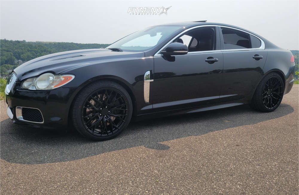 2010 Jaguar XFR Base with 20x9 MRR Gf5 and Lionhart 255x35 on Stock ...
