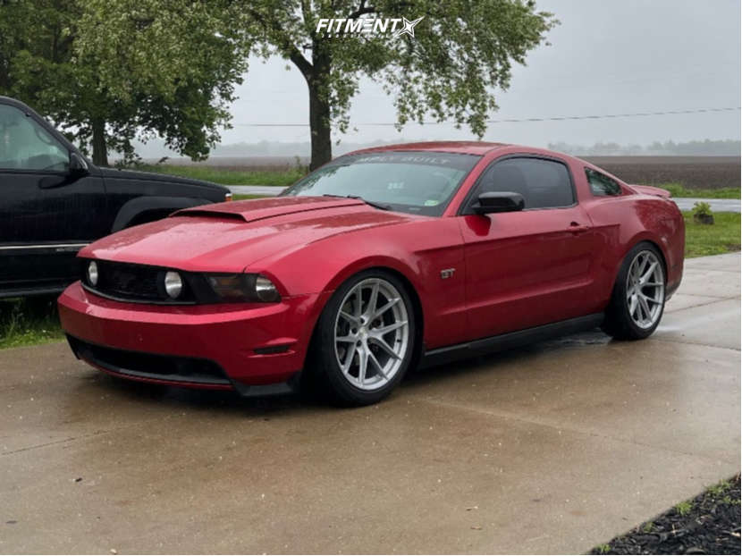 2010 Ford Mustang GT with 19x9.5 Aodhan Aff7 and Delinte 245x45 on ...
