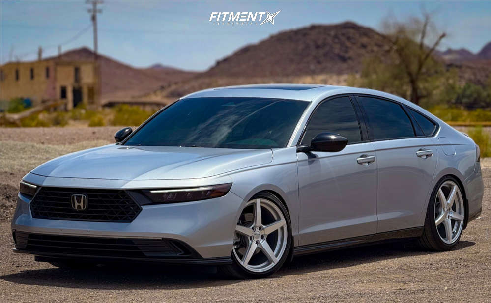 2023 Honda Accord Hybrid Sport-L with 19x9.5 Voxx Modena and Goodyear ...