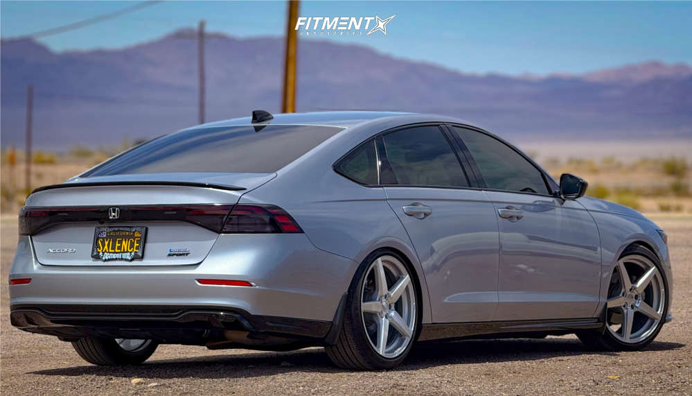 2023 Honda Accord Hybrid Sport-L with 19x9.5 Voxx Modena and Goodyear ...