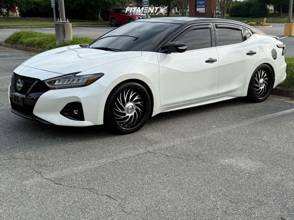 2023 Nissan Maxima SR with 20x8.5 Azara Azx-101 and Continental 245x35 ...