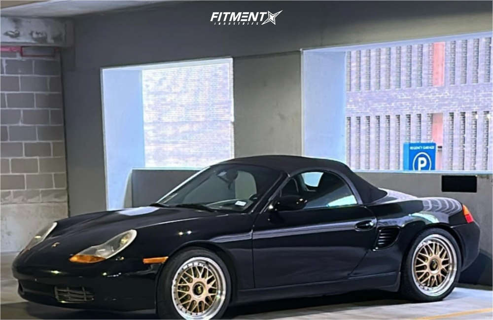 2002 Porsche Boxster Roadster with 18x9.5 ESM Esm-004m and Continental ...