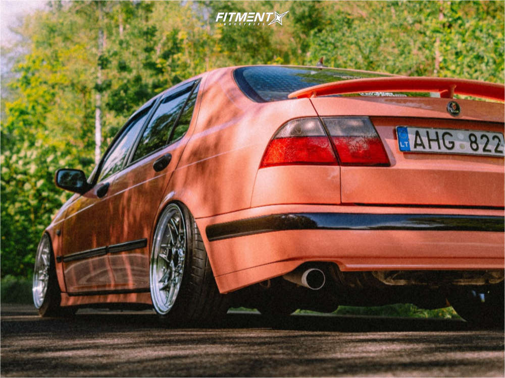 2001 Saab 9-5 Aero with 18x9 Hart Wheels HR83 and Michelin 205x40 on ...