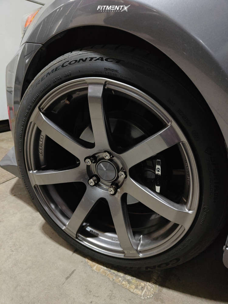 2014 Lexus IS250 Base with 19x8.5 Enkei Pf07 and Continental 235x40 on Stock Suspension ...