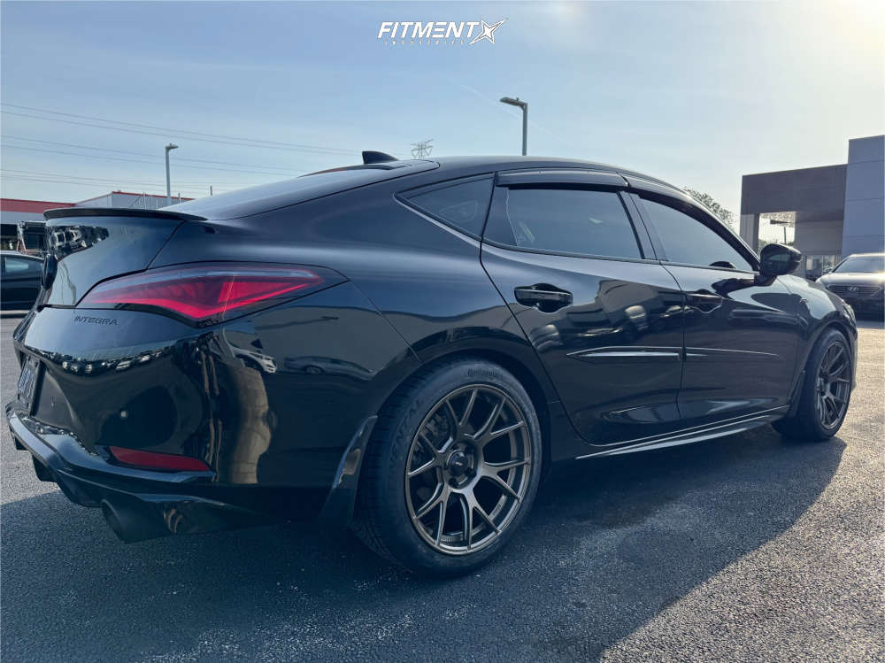 2023 Acura Integra Elite A-Spec with 18x9.5 Konig Ampliform and Continental 255x40 on Stock ...
