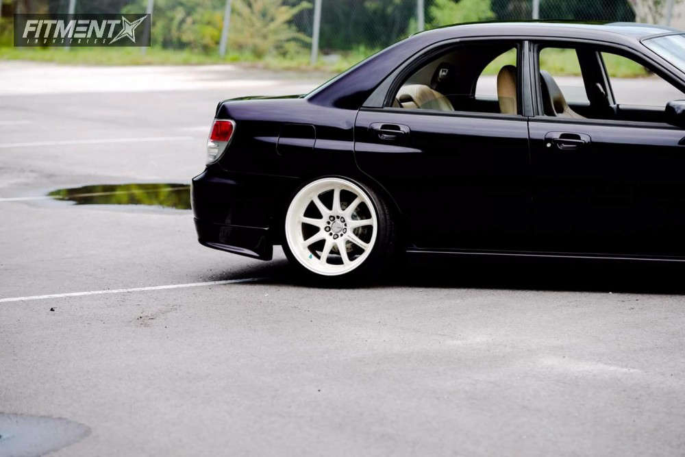 2003 Subaru WRX Base with 18x10 Work Xd9 and Nankang 215x40 on ...