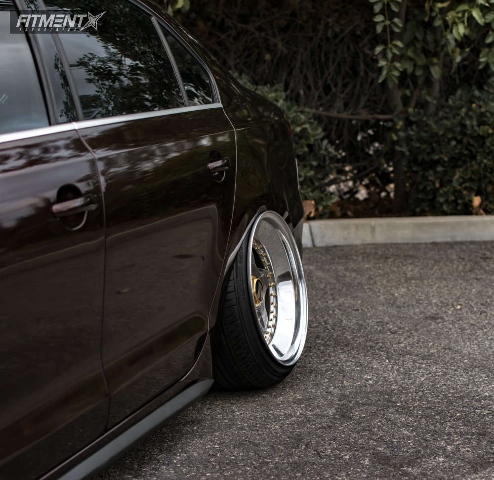 2012 Volkswagen Jetta Sportline with 18x9.5 BBS and Toyo Tires 215x35 ...