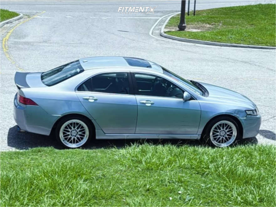 2005 Acura TSX Base with 18x8 Impact Racing 505 and Westlake 225x35 on Stock Suspension ...