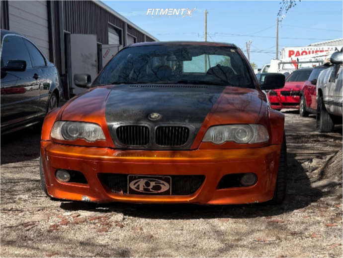2003 BMW 330Ci Base with 18x9.5 Vors Tr4 and Continental 245x40 on ...