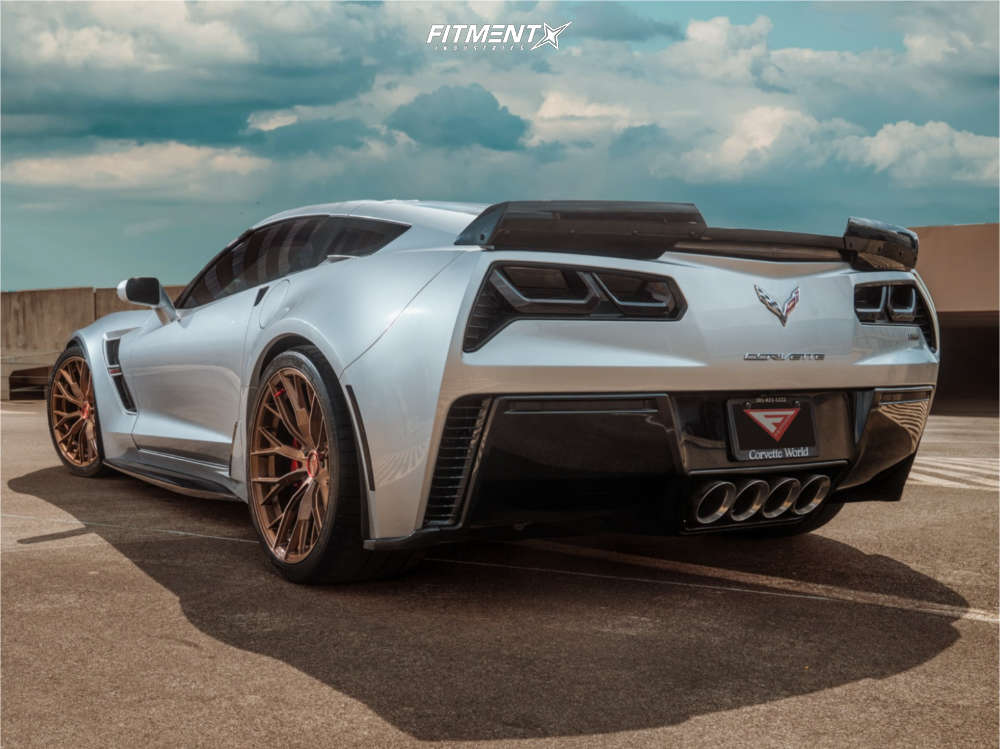 2018 Chevrolet Corvette Grand Sport with 20x9 Ferrada F8-fr9 and ...
