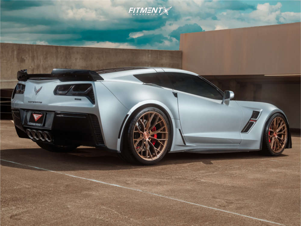 2018 Chevrolet Corvette Grand Sport with 20x9 Ferrada F8-fr9 and ...