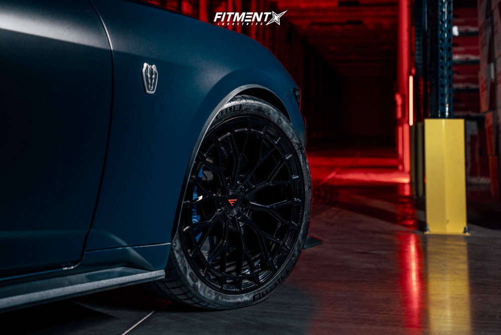 2024 Ford Mustang Dark Horse Premium with 20x10 Ferrada F8-fr12 and ...