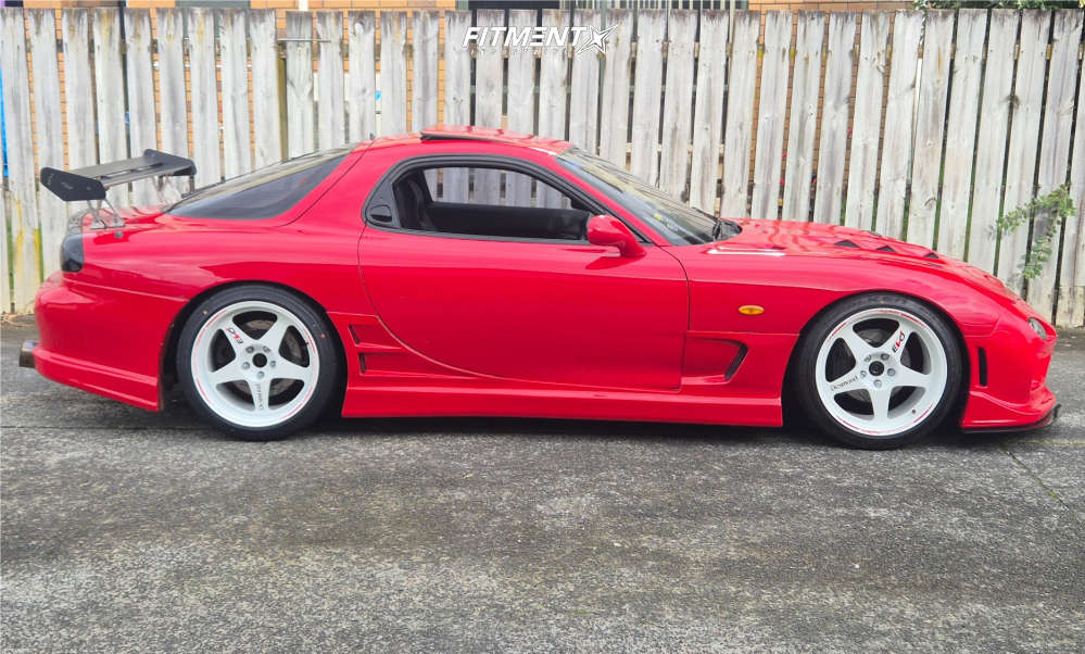 1993 Mazda RX-7 Base with 18x9.5 Desmond Regamaster Evo Ii and Falken ...