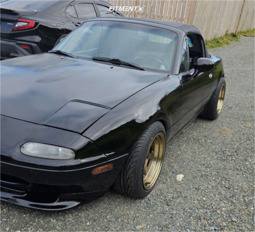 1995 Mazda Miata Base with 15x8 MST Time Attack and Nankang 195x50 on ...