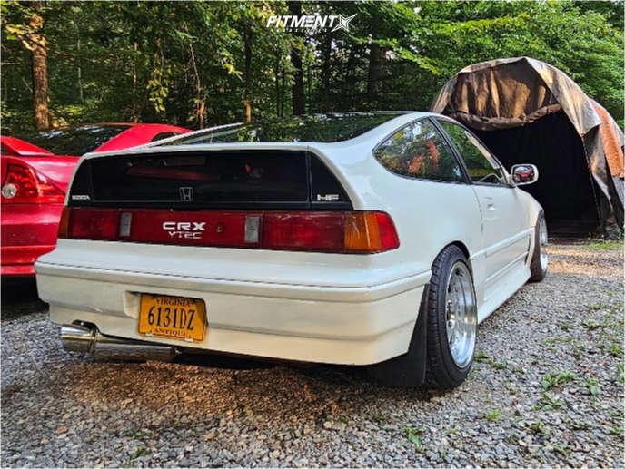 1988 Honda CRX HF with 15x8 Vors Vr2 and Toyo Tires 195x50 on Coilovers | 3341602 | Fitment ...