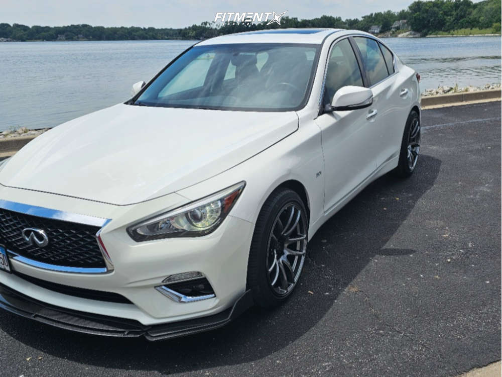 2018 INFINITI Q50 Luxe with 19x9.5 Vors Tr4 and Lexani 245x40 on Stock ...