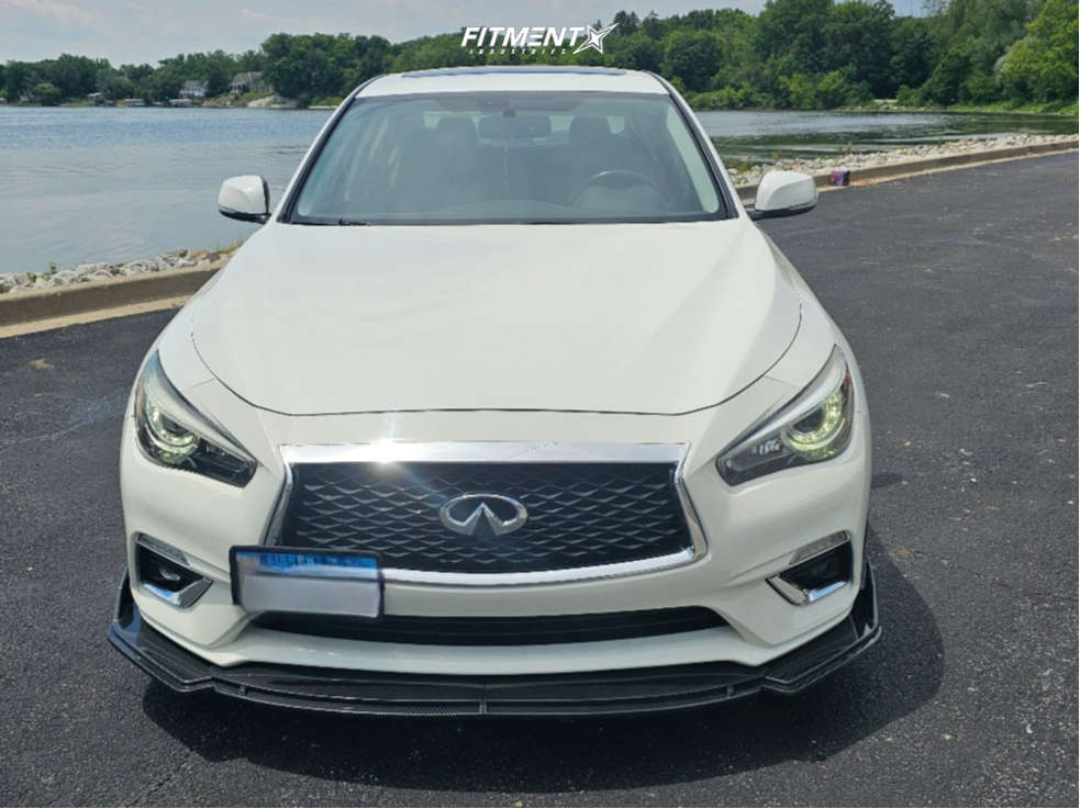 2018 INFINITI Q50 Luxe with 19x9.5 Vors Tr4 and Lexani 245x40 on Stock ...