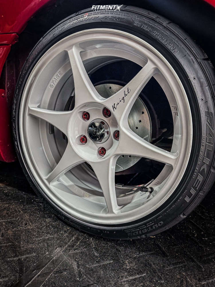 1991 Toyota MR2 Base with 17x8 Stage Wheels Knight and Falken 215x40 on ...