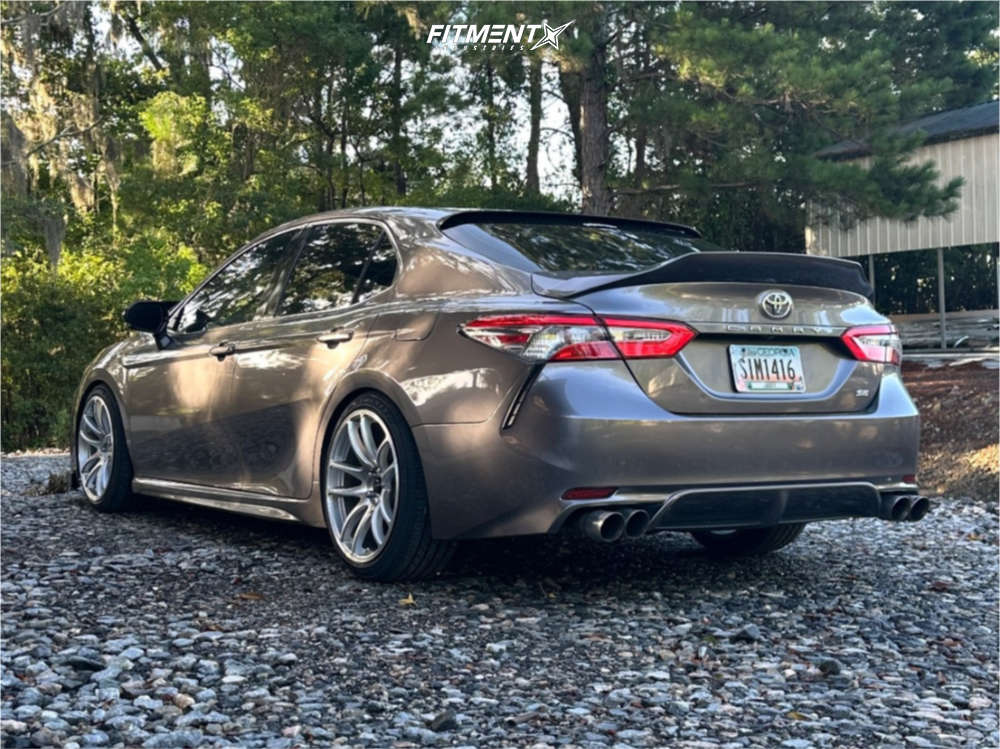 2018 Toyota Camry SE with 19x9.5 Vors Tr4 and Lexani 235x40 on Lowering ...