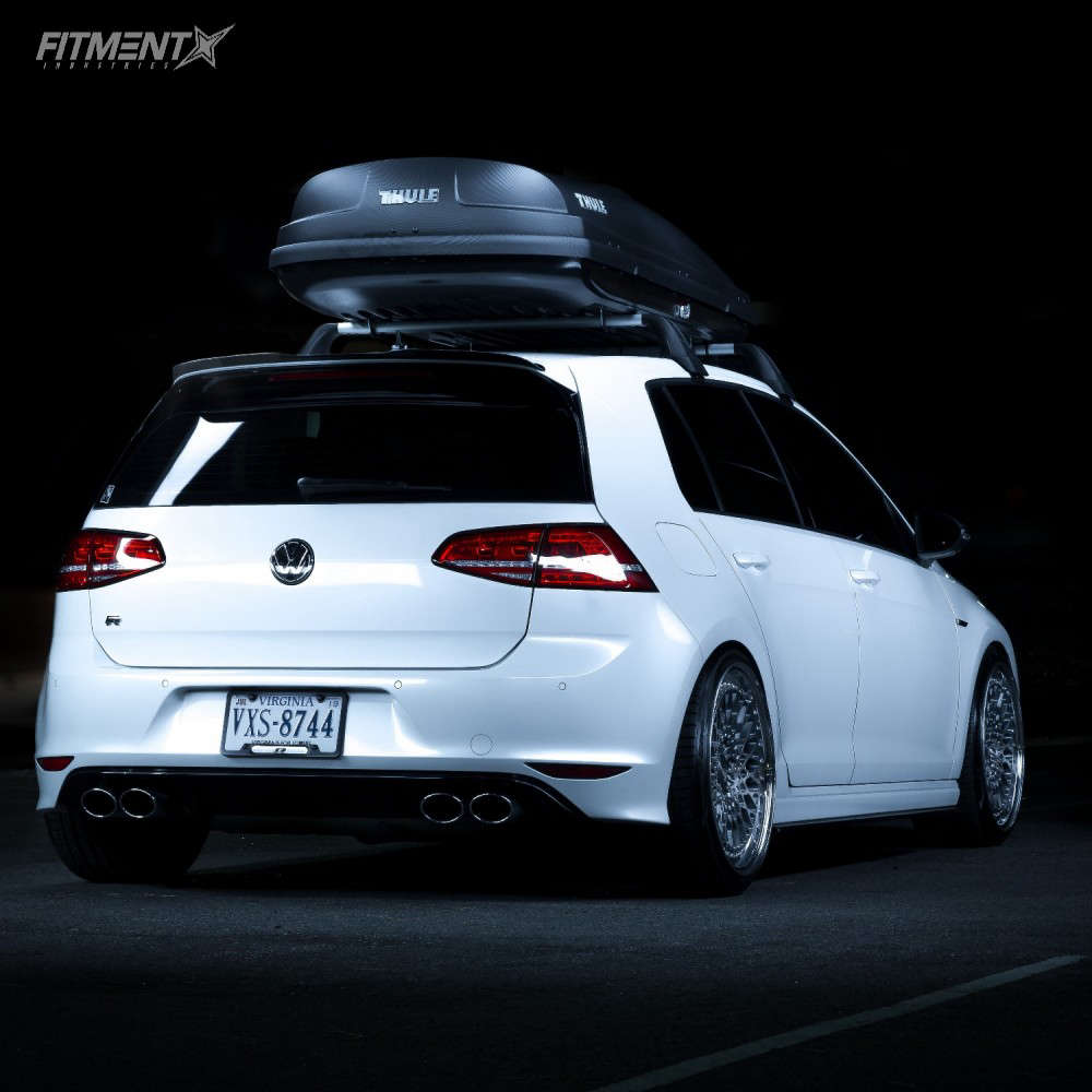 2016 Volkswagen Golf R Base with 19x9 Rotiform and Pirelli 235x35 on ...