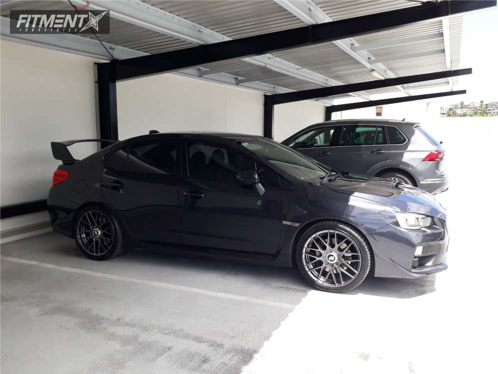 2017 Subaru WRX STI Sport with 19x8.5 Rotiform Rse and Hankook 245x35 ...