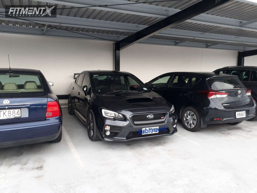 2017 Subaru WRX STI Sport with 19x8.5 Rotiform Rse and Hankook 245x35 ...