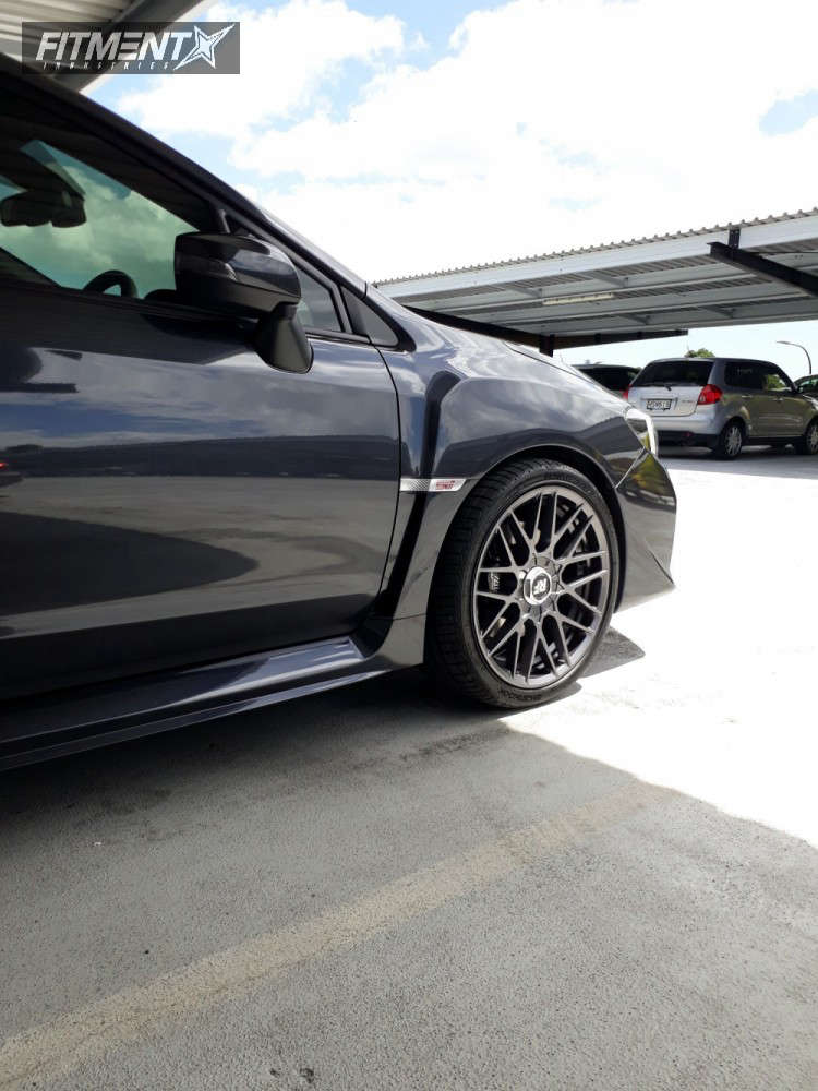 2017 Subaru WRX STI Sport with 19x8.5 Rotiform Rse and Hankook 245x35 ...