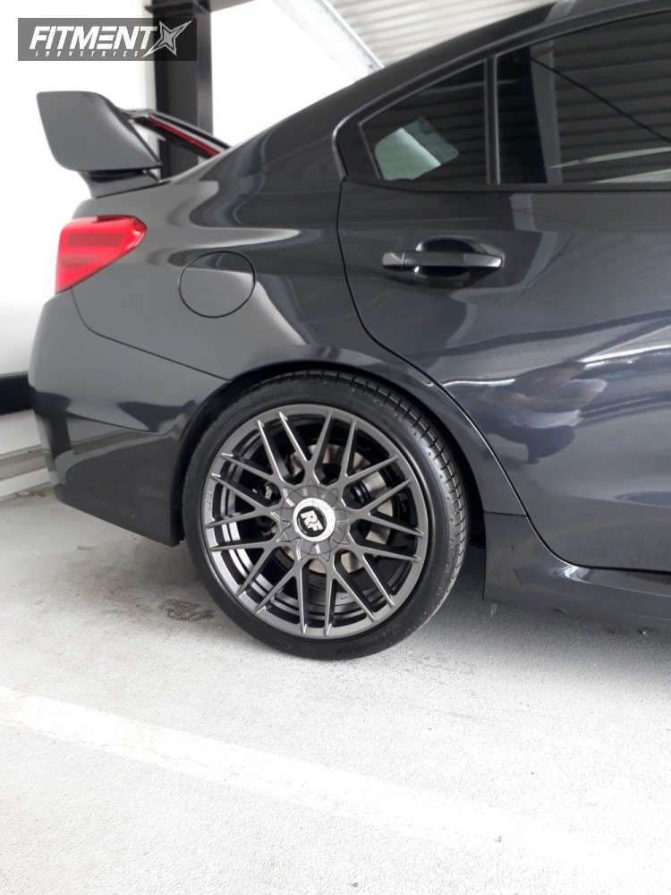 2017 Subaru WRX STI Sport with 19x8.5 Rotiform Rse and Hankook 245x35 ...