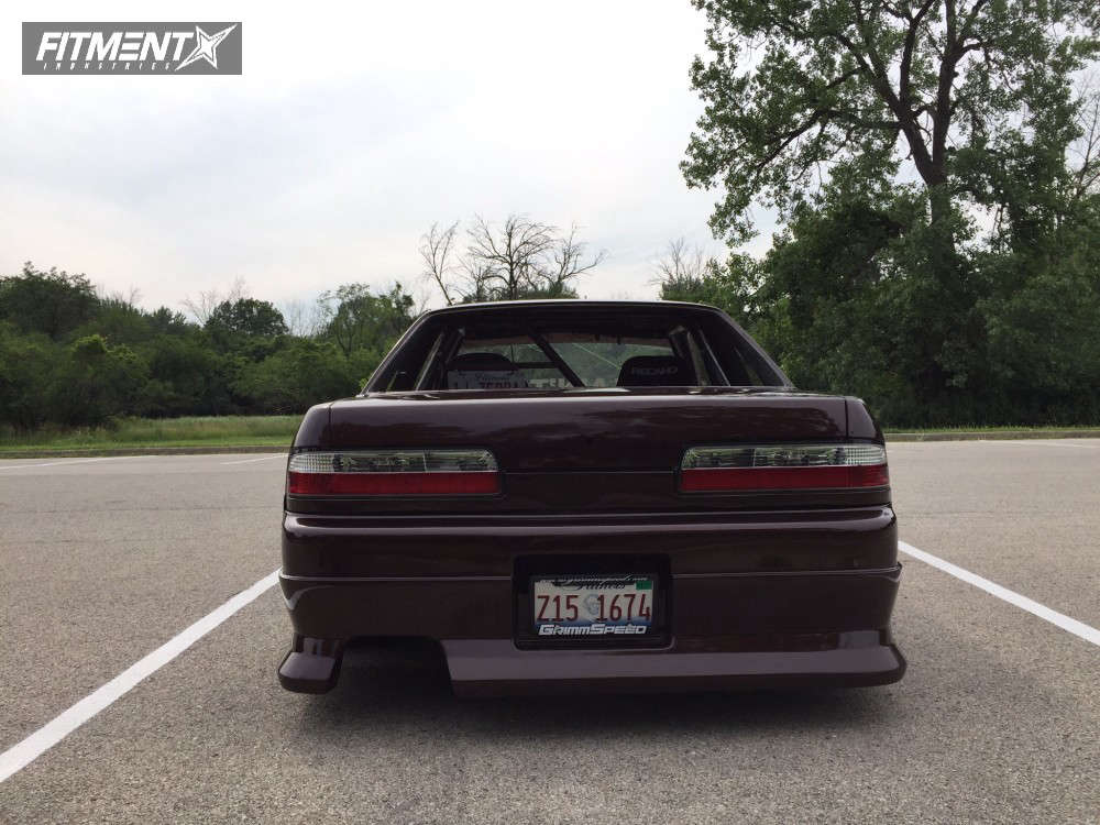 1989 Nissan 240SX XE with 18x10 Work Equip E05 and Toyo Tires 225x40 on ...