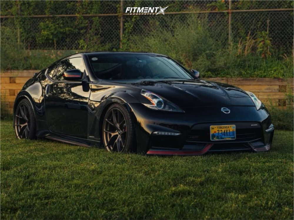 2016 Nissan 370Z Nismo Tech with 19x9.5 ESR Rf2 and Arroyo 245x40 on ...