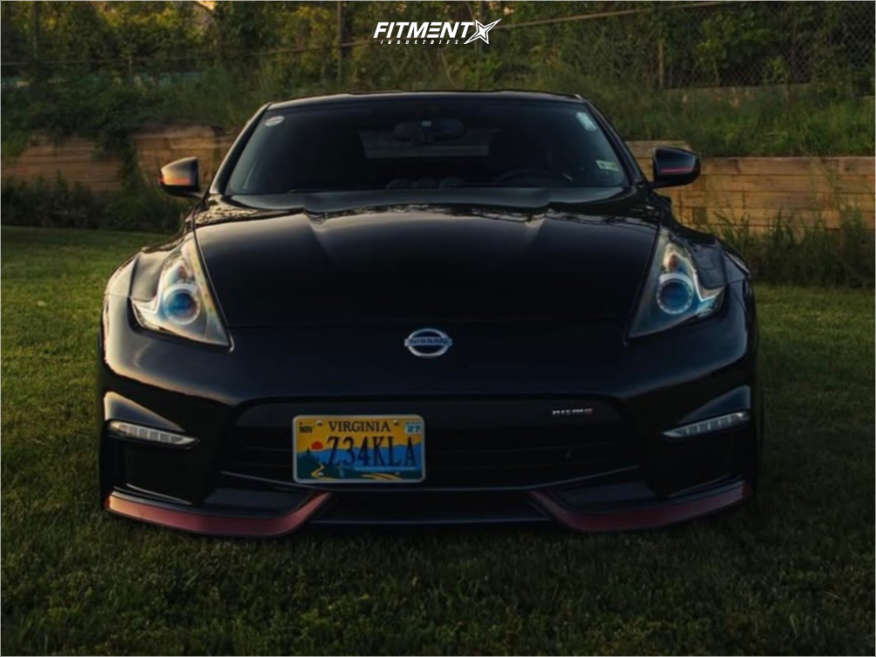 2016 Nissan 370Z Nismo Tech with 19x9.5 ESR Rf2 and Arroyo 245x40 on ...