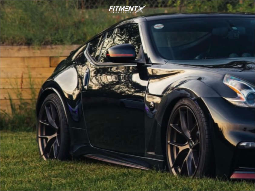 2016 Nissan 370Z Nismo Tech with 19x9.5 ESR Rf2 and Arroyo 245x40 on ...