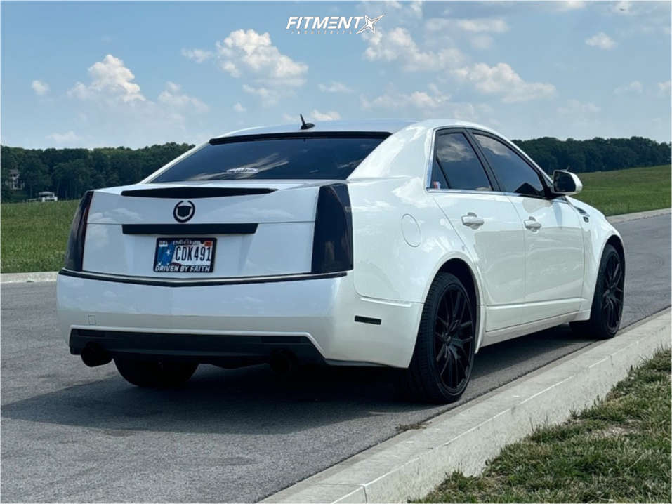 2008 Cadillac CTS Base with 19x8.5 Touren Tr60 and Lexani 255x35 on ...