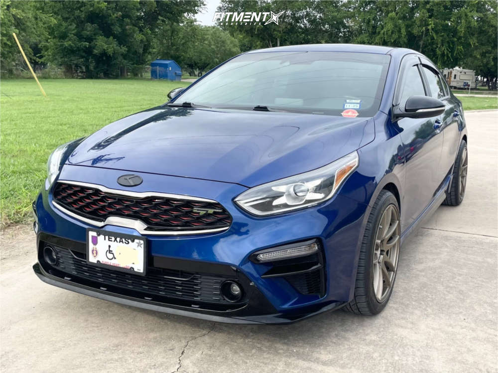 2021 Kia Forte GT with 18x8.5 AVID1 Av32 and Kosic 235x40 on Stock ...