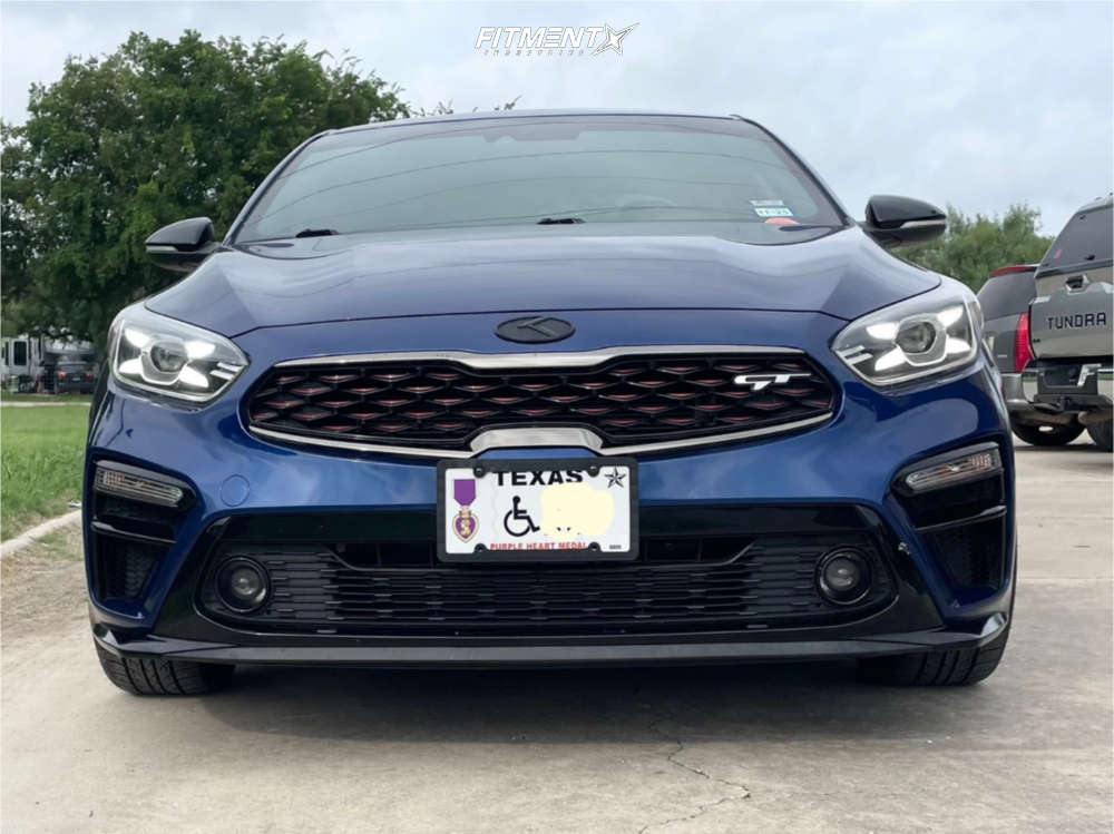 2021 Kia Forte GT with 18x8.5 AVID1 Av32 and Kosic 235x40 on Stock ...