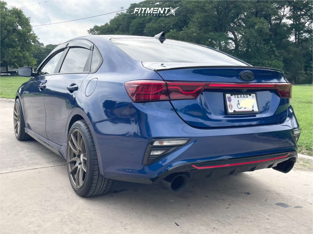 2021 Kia Forte GT with 18x8.5 AVID1 Av32 and Kosic 235x40 on Stock ...