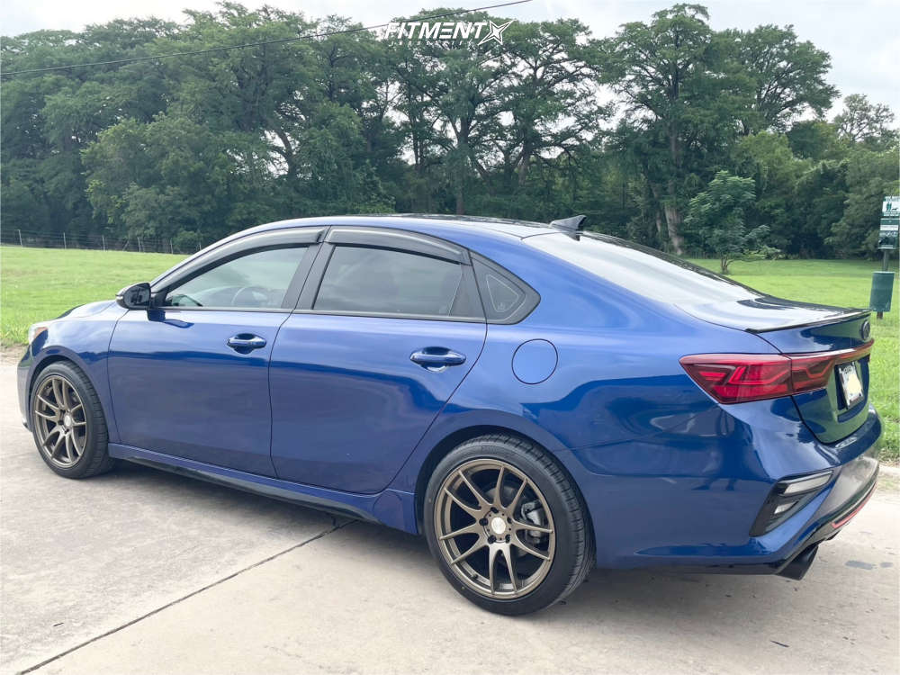 2021 Kia Forte GT with 18x8.5 AVID1 Av32 and Kosic 235x40 on Stock ...
