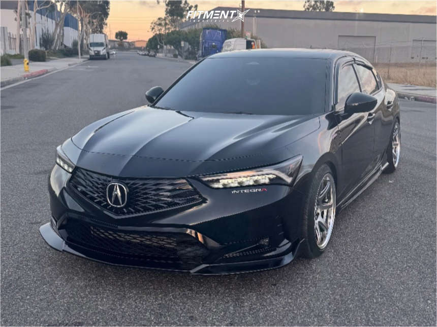 2023 Acura Integra A-Spec with 18x9.5 Work T7r2p and Continental 235x40 ...
