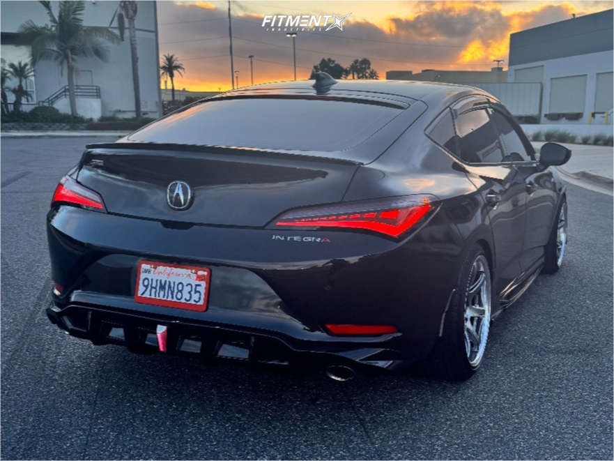 2023 Acura Integra A-Spec with 18x9.5 Work T7r2p and Continental 235x40 ...