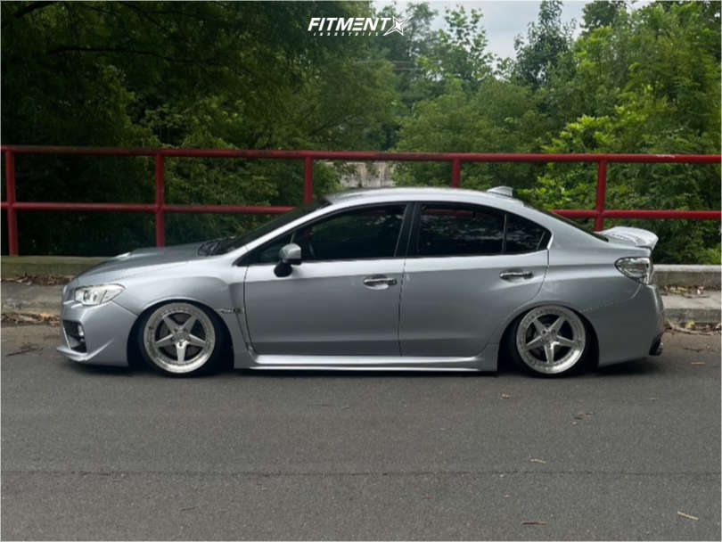2016 Subaru WRX Base with 18x9.5 Aodhan Ds05 and Kosic 215x35 on ...